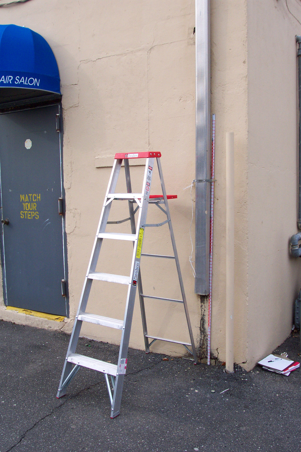 Stepladder falls and instability testing