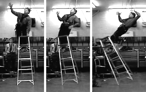 Stepladder falls and instability testing